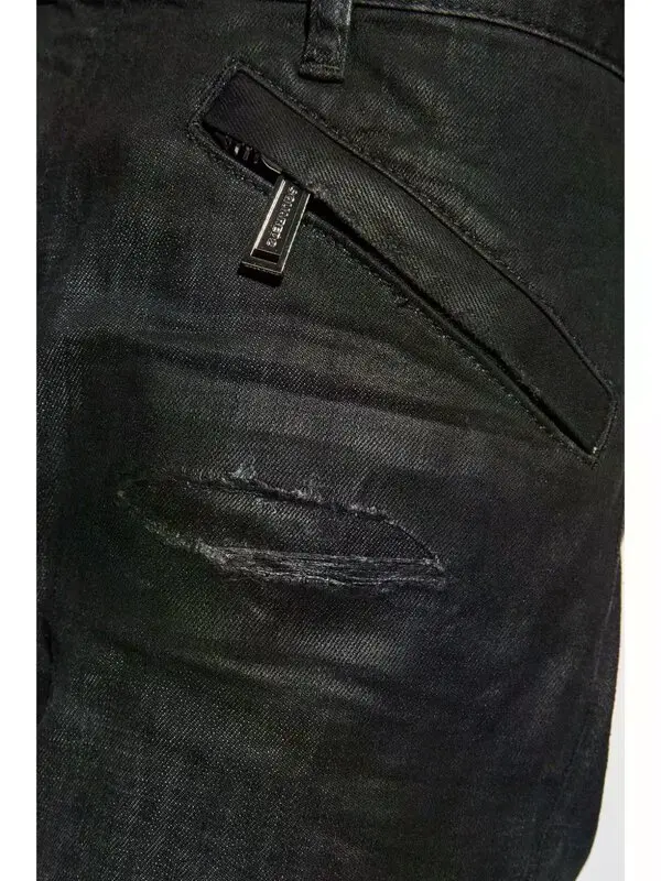 Dsquared2 Tidy Biker Jeans - Black