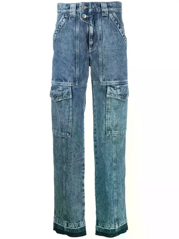 MARANT ETOILE Vayoneo Cargo Jeans - Blue
