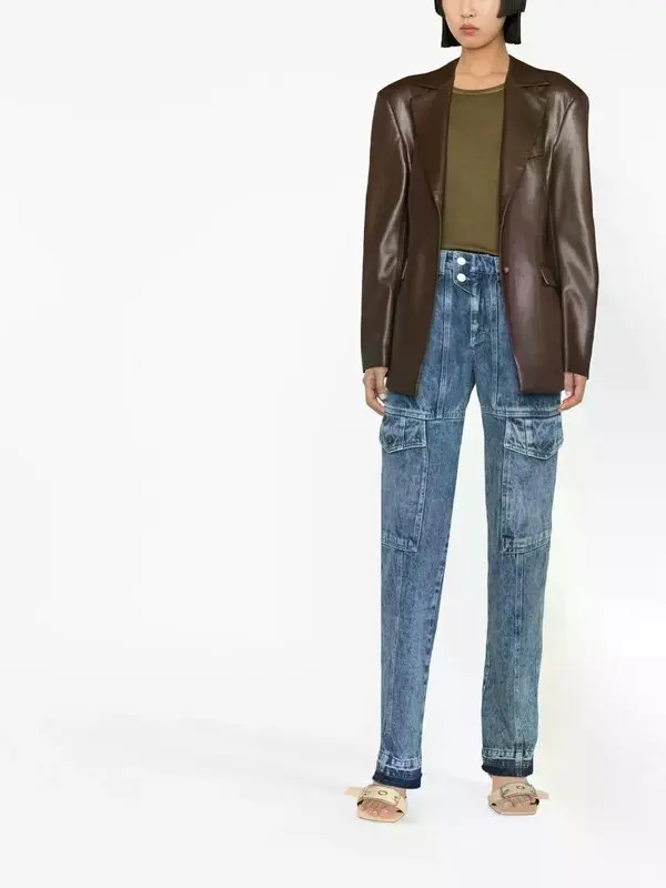 MARANT ETOILE Vayoneo Cargo Jeans - Blue