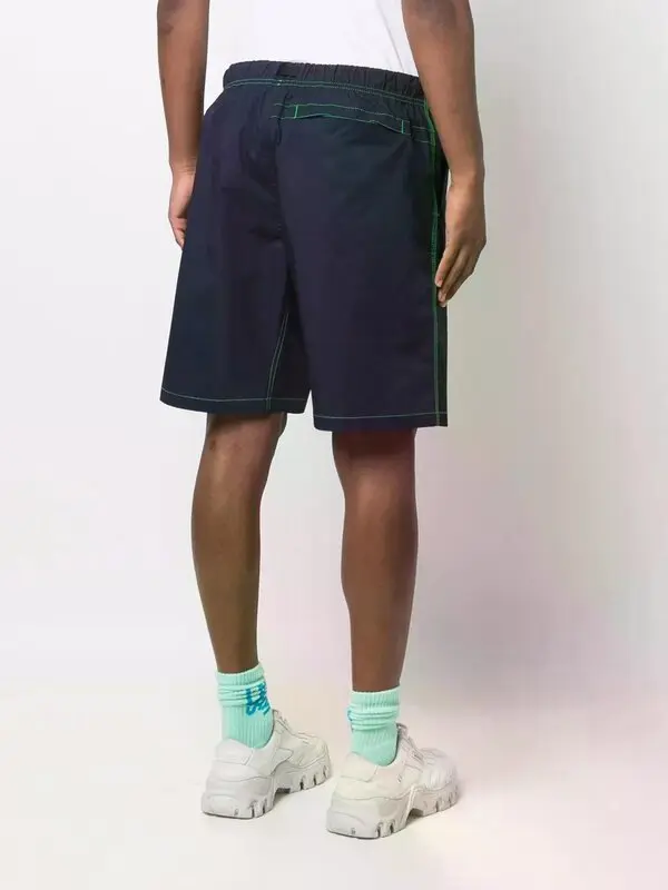 MSGM Logo-embroidered Track Shorts