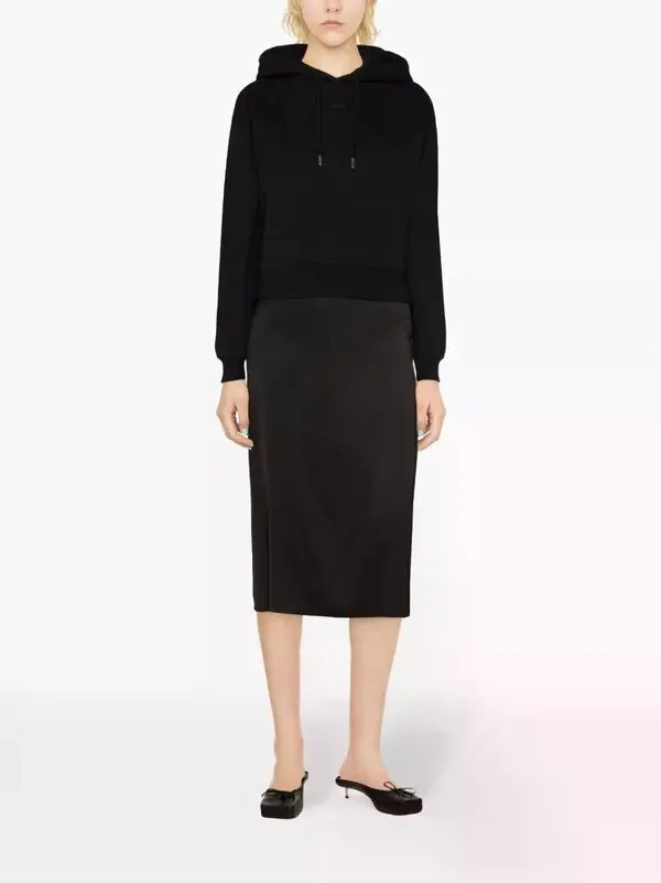 Jacquemus Grosgrain Logo Hoodie - Black