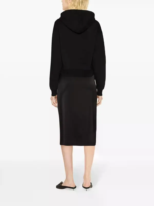 Jacquemus Grosgrain Logo Hoodie - Black