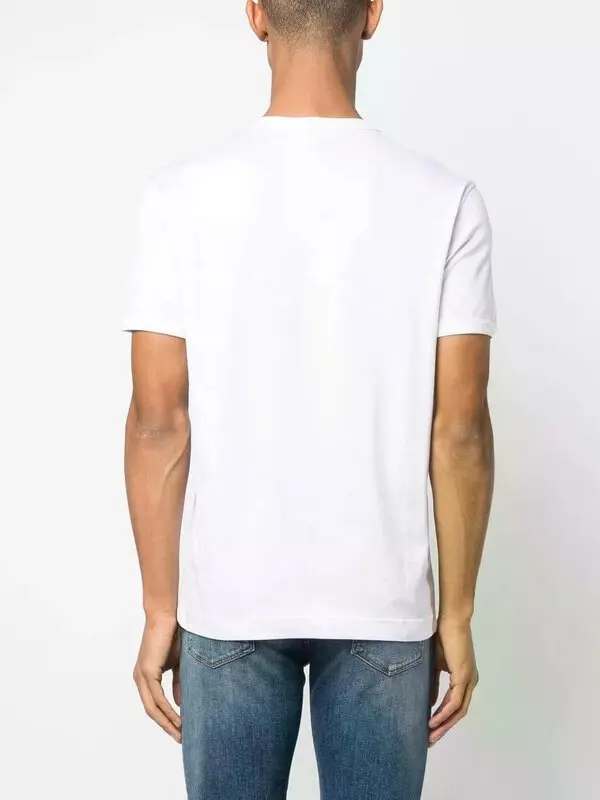 Dolce & Gabbana Embroidered Bee Cotton T-shirt - White