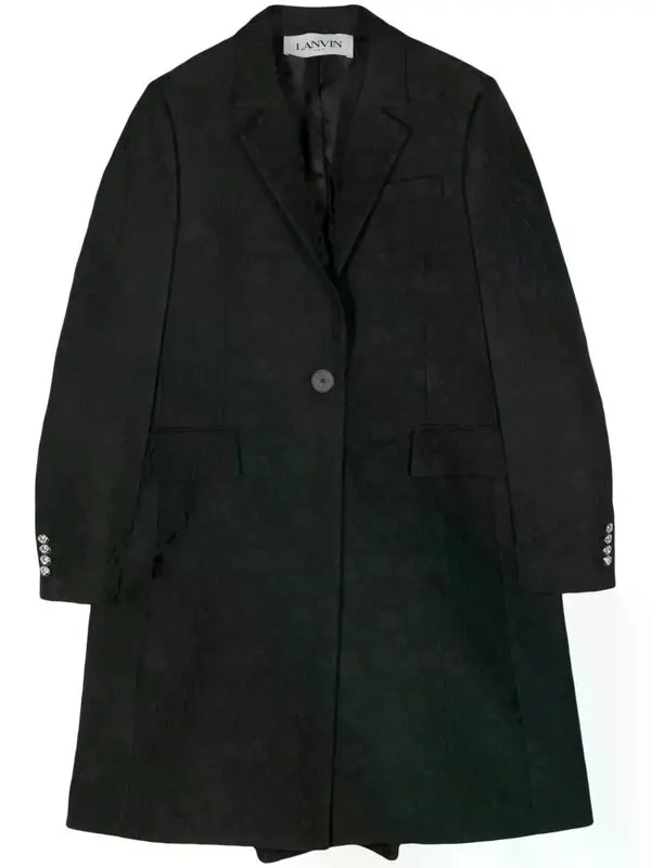 LANVIN Cloqué Midi Coat