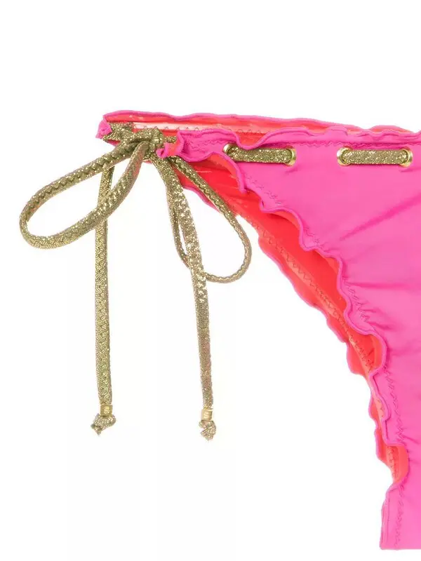 AMIR SLAMA Stitching Details Bikini Set