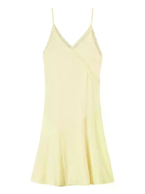 TWINSET Lace-trim Slip Dress - Yellow