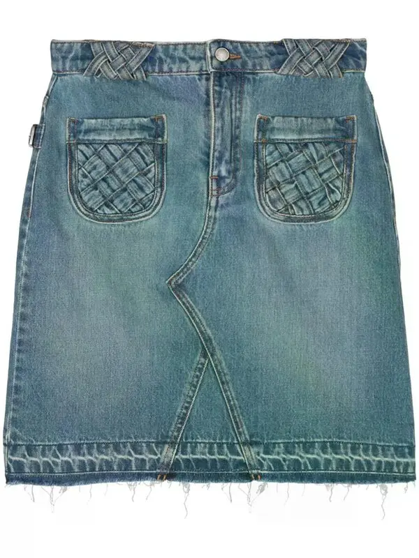 Zadig&Voltaire Jingle Denim Midi Skirt - Blue