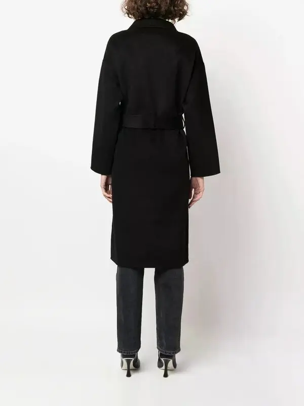 ANINE BING Belted Double-breasted Coat