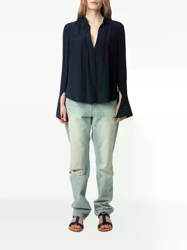 Zadig&Voltaire Taika Shirt - Blue