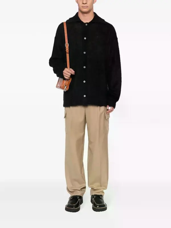 BONSAI Logo-patch Buttoned Cardigan