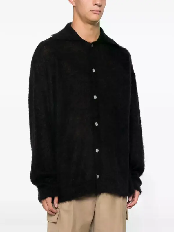 BONSAI Logo-patch Buttoned Cardigan