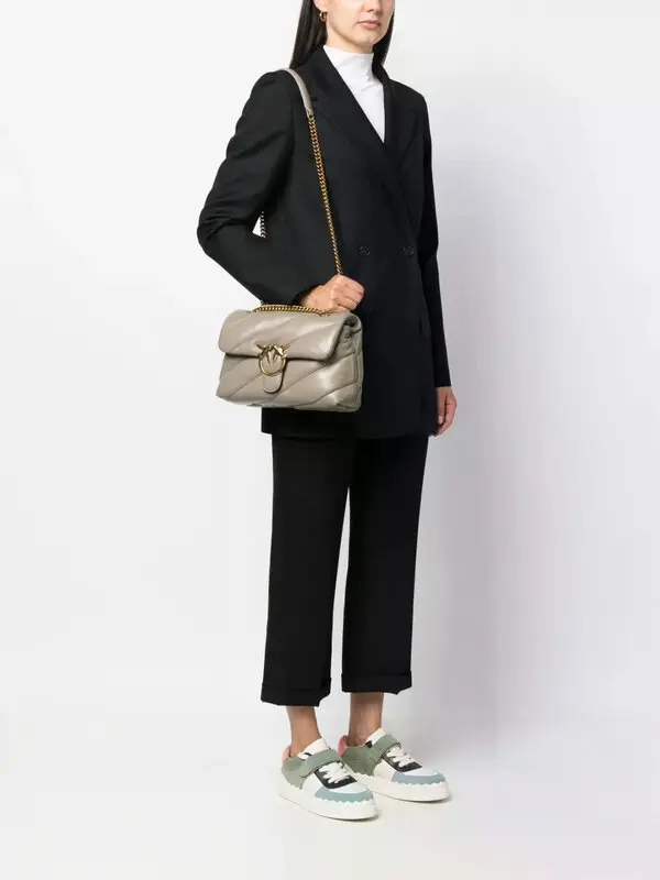 Pinko Classic Love Puff Shoulder Bag - Brown