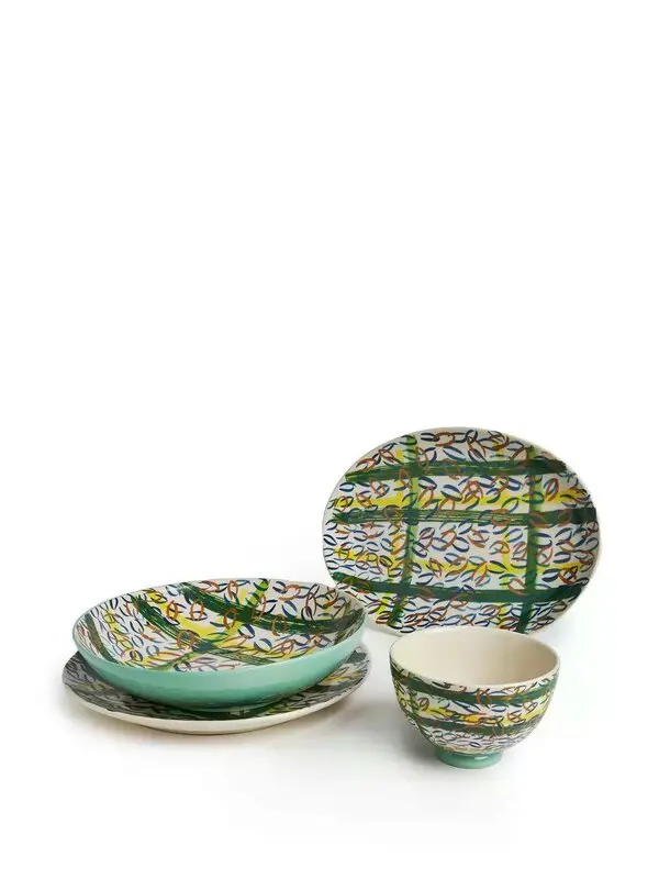 SERAX Japanese Kimonos Stoneware Bowl