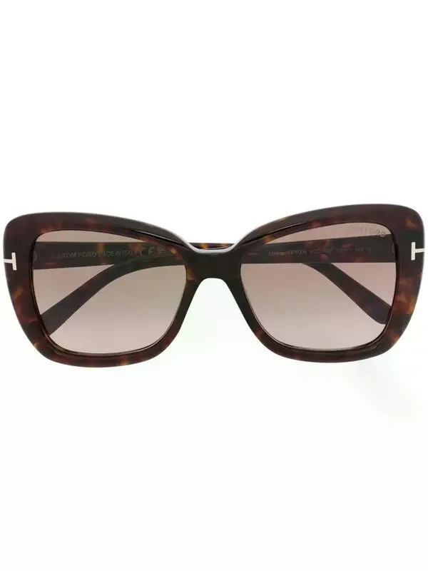 TOM FORD Tortoiseshell-effect Sunglasses - Brown