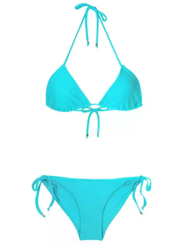 AMIR SLAMA Self-tie Triangle Bikini