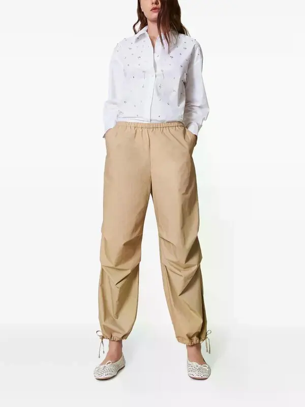 TWINSET Poplin Track Pants
