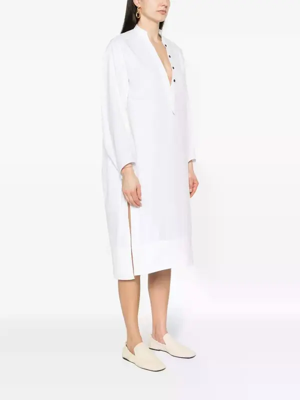 Khaite Brom Shift Midi Dress