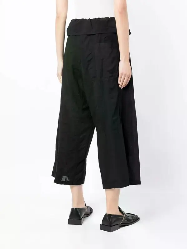 Y’s Cropped Paperbag-waist Culottes