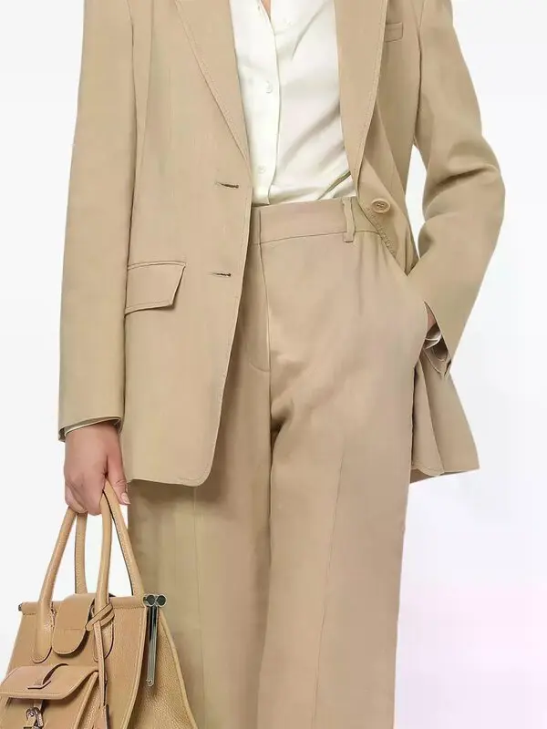 Alberta Ferretti Tailored Flared Trousers