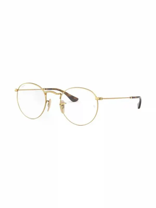 Ray-ban Round Frame Sunglasses - Gold