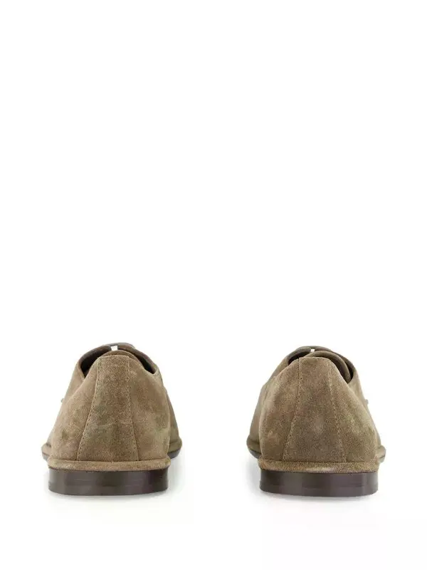 FERRAGAMO Suede Derby Shoes