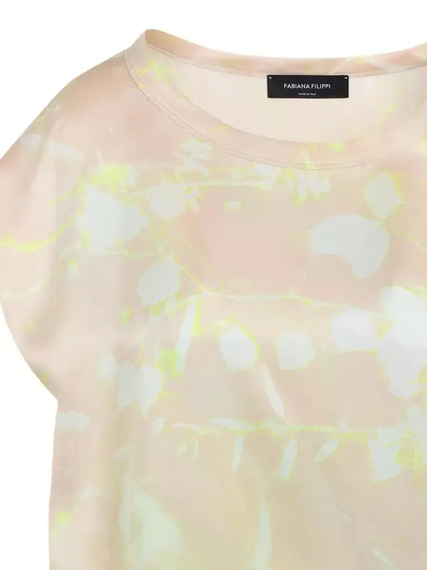 Fabiana Filippi Printed Silk Blouse