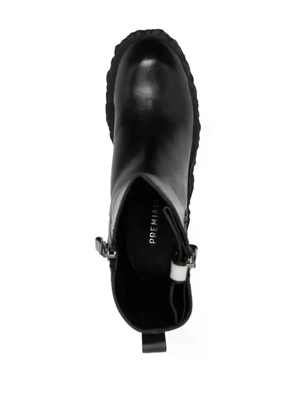 Premiata 110mm Zip-up Chunky Leather Boots