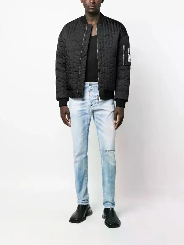 Dsquared2 Logo-patch Bomber Jacket