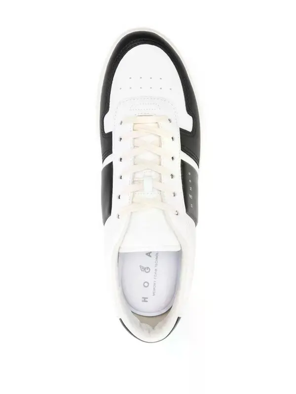 Hogan H668 Leather Sneakers - Black