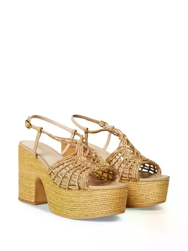 TWINSET 100mm Woven Espadrilles