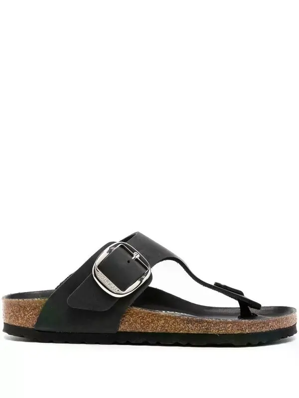 BIRKENSTOCK Gizeh Big Buckle Thong Sandals - Black