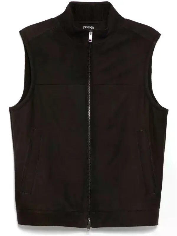 Zegna Suede Vest