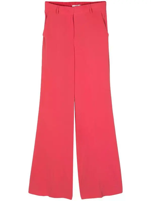 Alberto Biani Flared Tailored Trousers - Pink