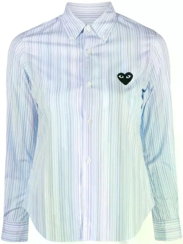 Play Comme Des Garcon Classic Striped Shirt