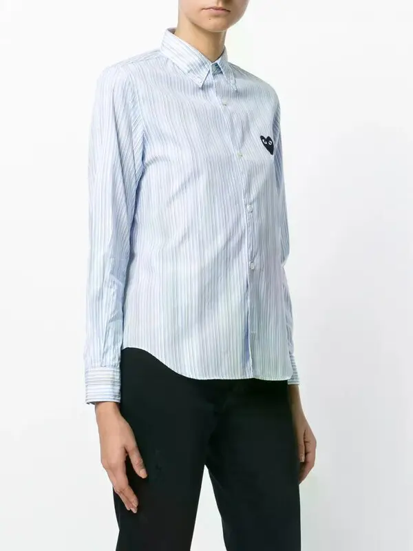 Play Comme Des Garcon Classic Striped Shirt