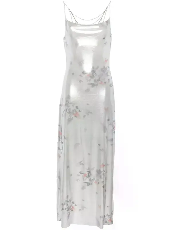 MARGHERITA MACCAPANI Ita Laminated Maxi Dress