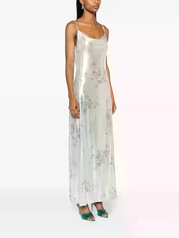 MARGHERITA MACCAPANI Ita Laminated Maxi Dress