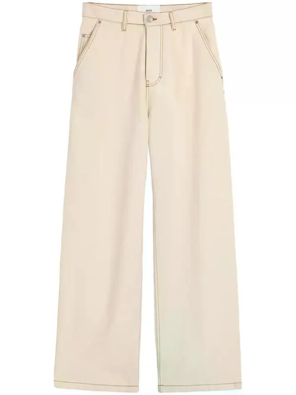 AMI Paris Wide-leg Jeans