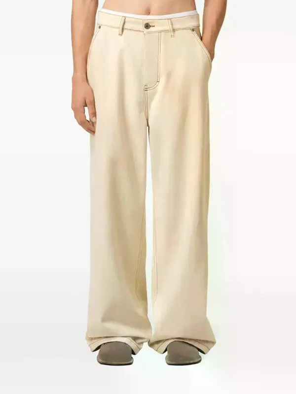 AMI Paris Wide-leg Jeans