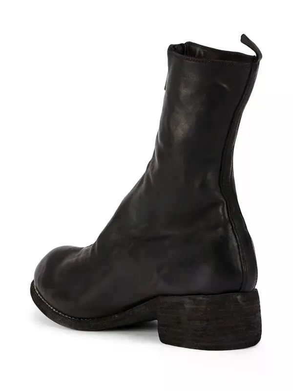 Guidi Front Zip Ankle Boots