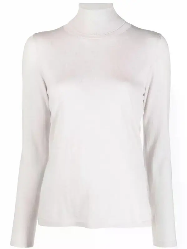 LISKA Fine-knit Roll-neck Jumper