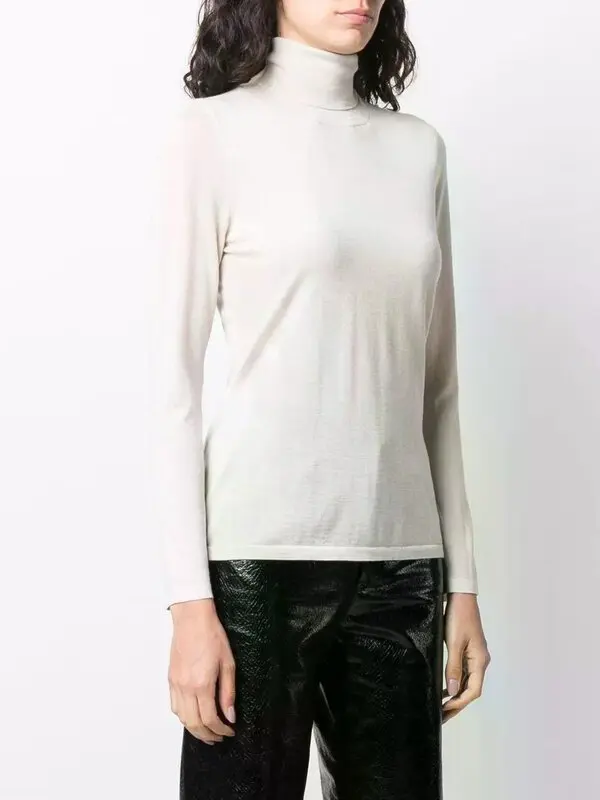 LISKA Fine-knit Roll-neck Jumper