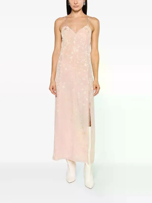 Zadig&Voltaire Rohal Star-jacquard Silk Dress