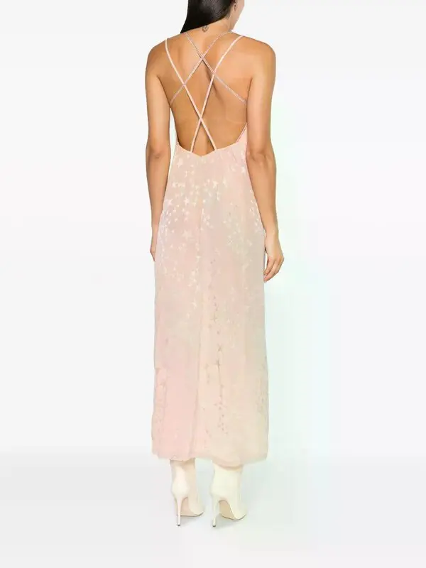 Zadig&Voltaire Rohal Star-jacquard Silk Dress