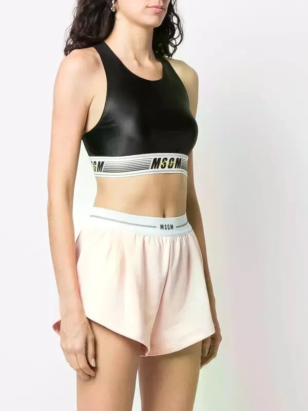 MSGM Logo Underband Sports Bra