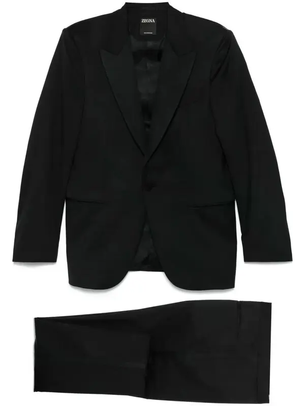 Zegna Single-breasted Suit - Black