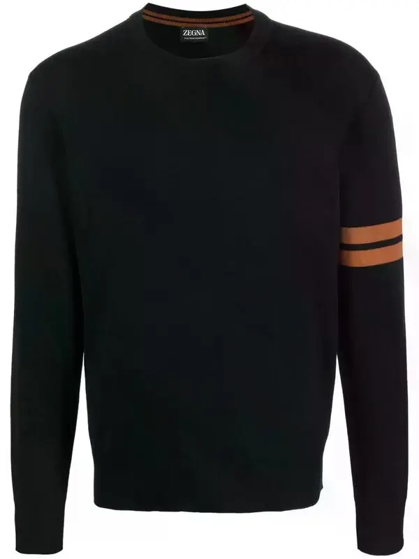 Zegna Long-sleeve Crew-neck Jumper - Black