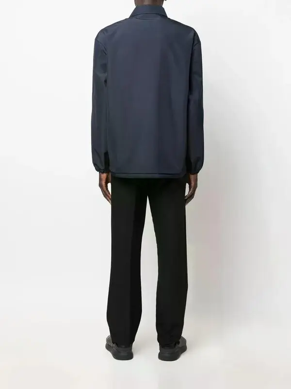 Khrisjoy Logo-printed Shirt Jacket - Blue
