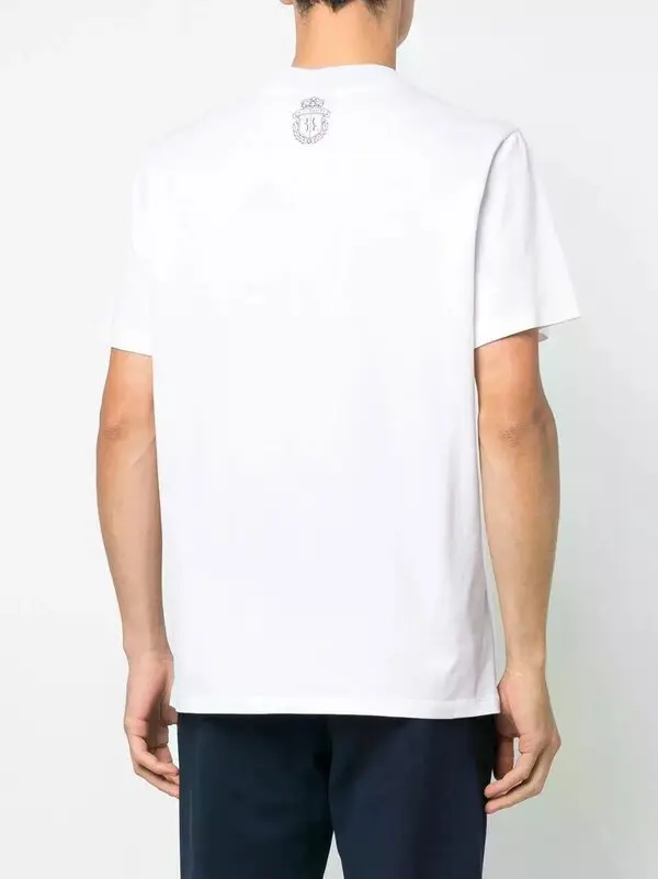 BILLIONAIRE Logo-embroidered Short-sleeve T-shirt