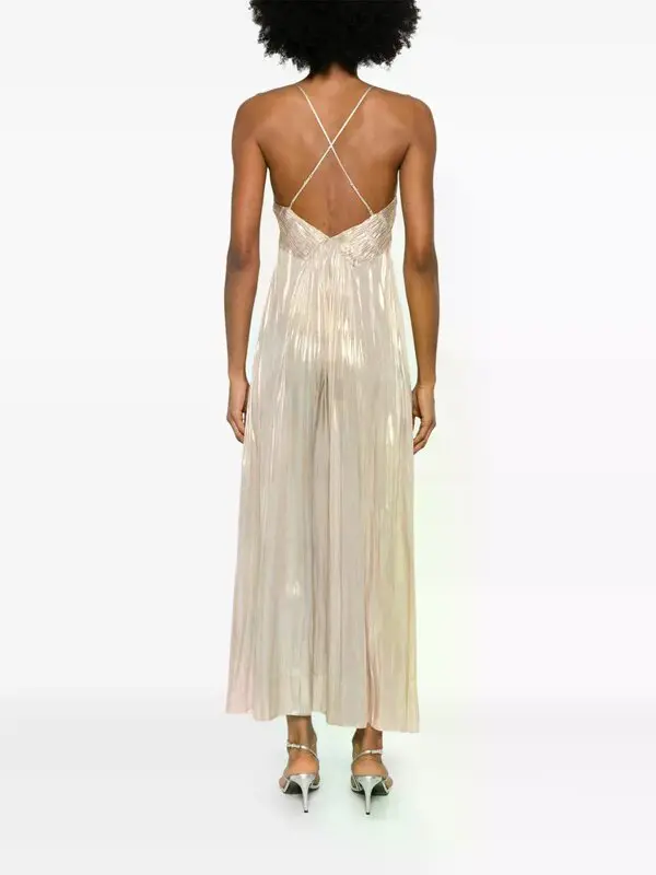Zadig&Voltaire Metallic Midi Dress - Gold